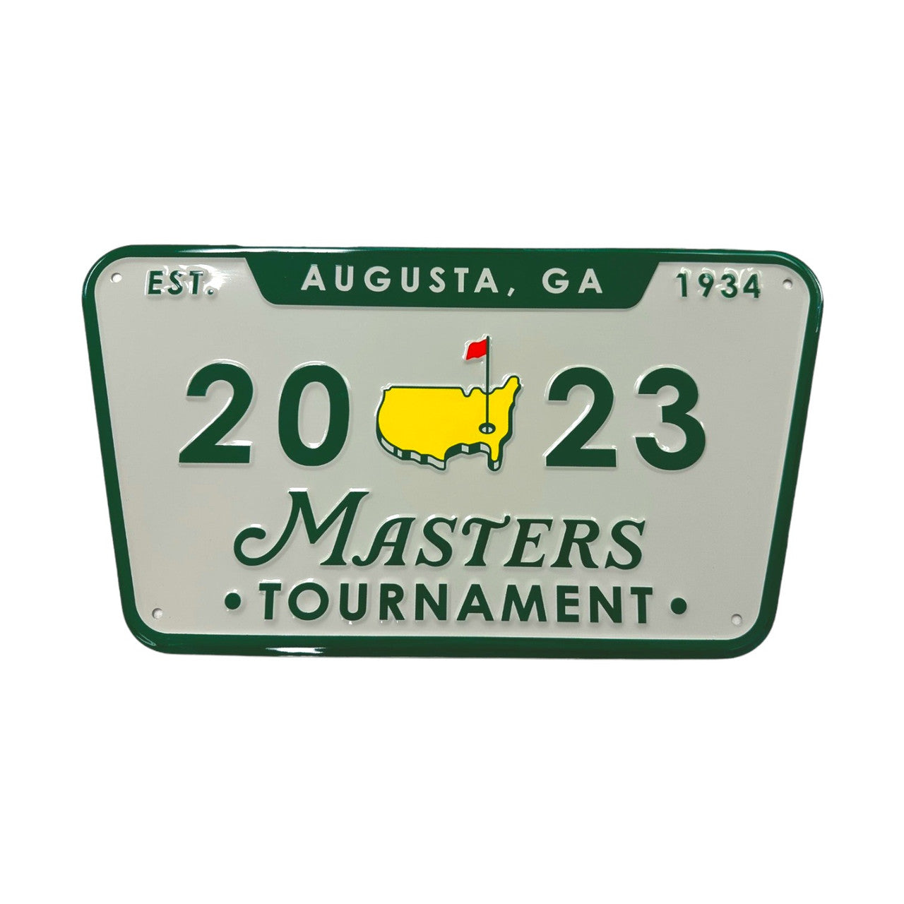 2023 Masters Oversize License Plate Replica Metal Sign | Masters Home ...